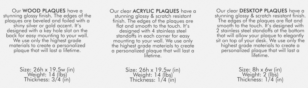 Four Page Plaque – Merit Plaques | Longest Lasting Magazine & Newspaper ...