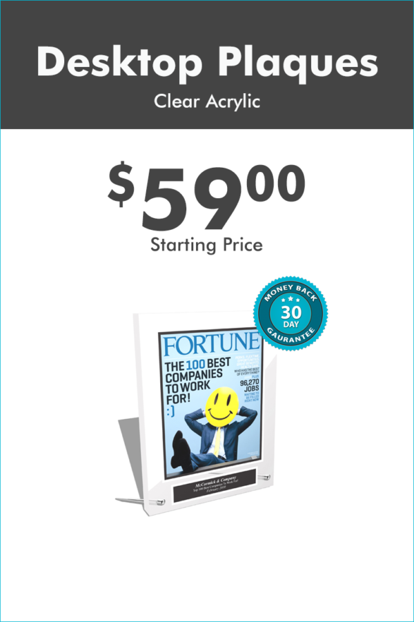 Merit Plaques | Longest Lasting Magazine & Newspaper Article Plaques ...