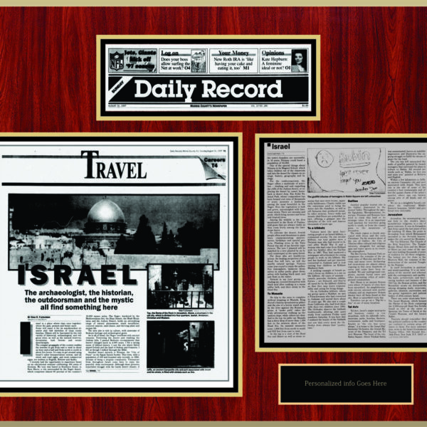 One Page Plaque | Merit Plaques | Longest Lasting Magazine & Newspaper ...